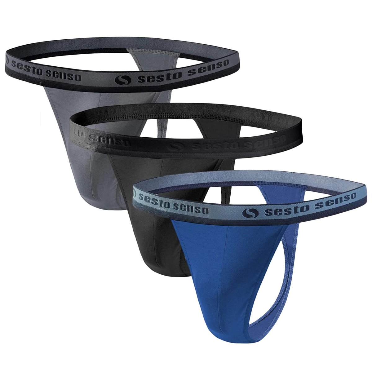 3x stringi męskie bawełniane typu tanga sesto senso-l - Sesto Senso ...