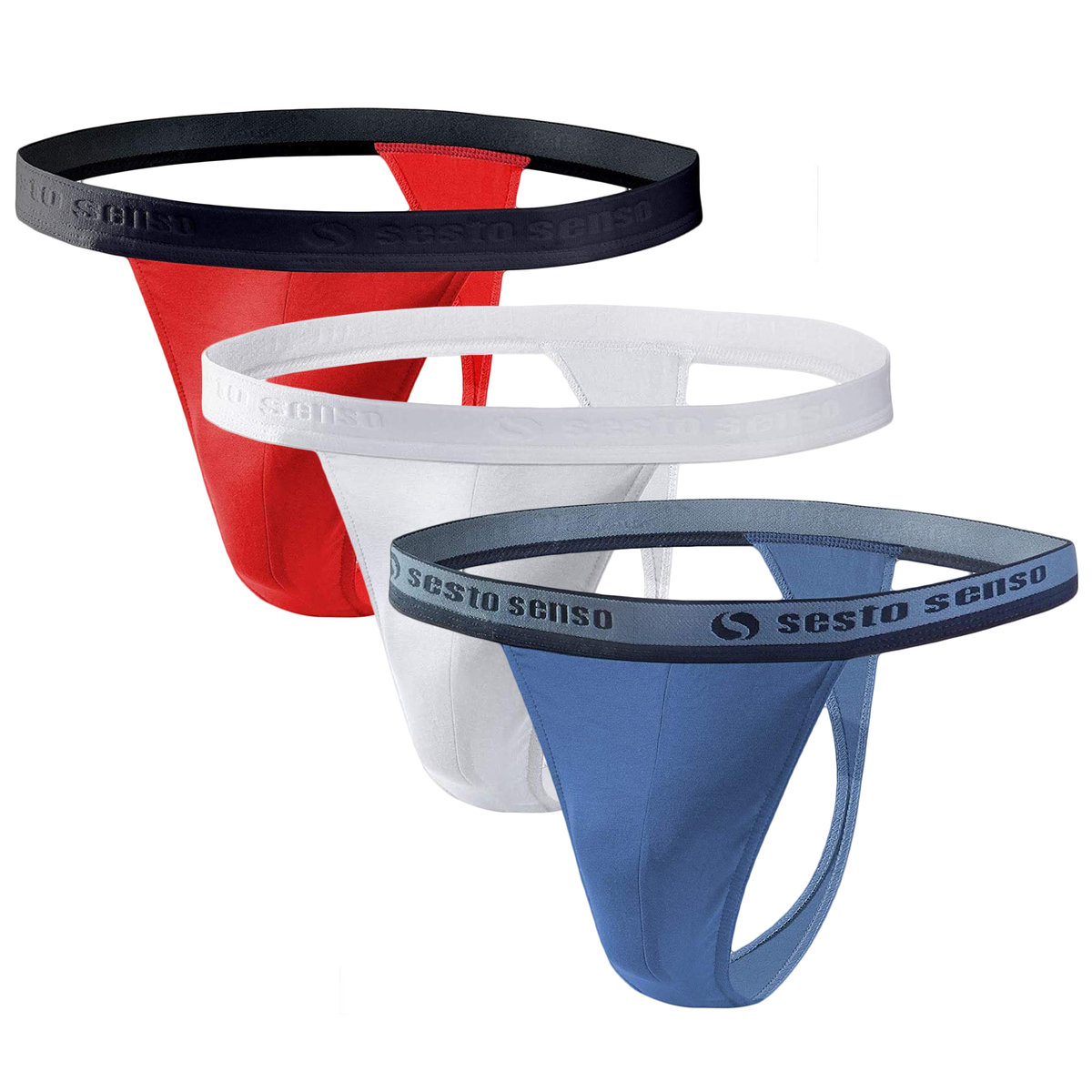 3x stringi męskie bawełniane typu tanga sesto senso-xxl - Sesto Senso ...