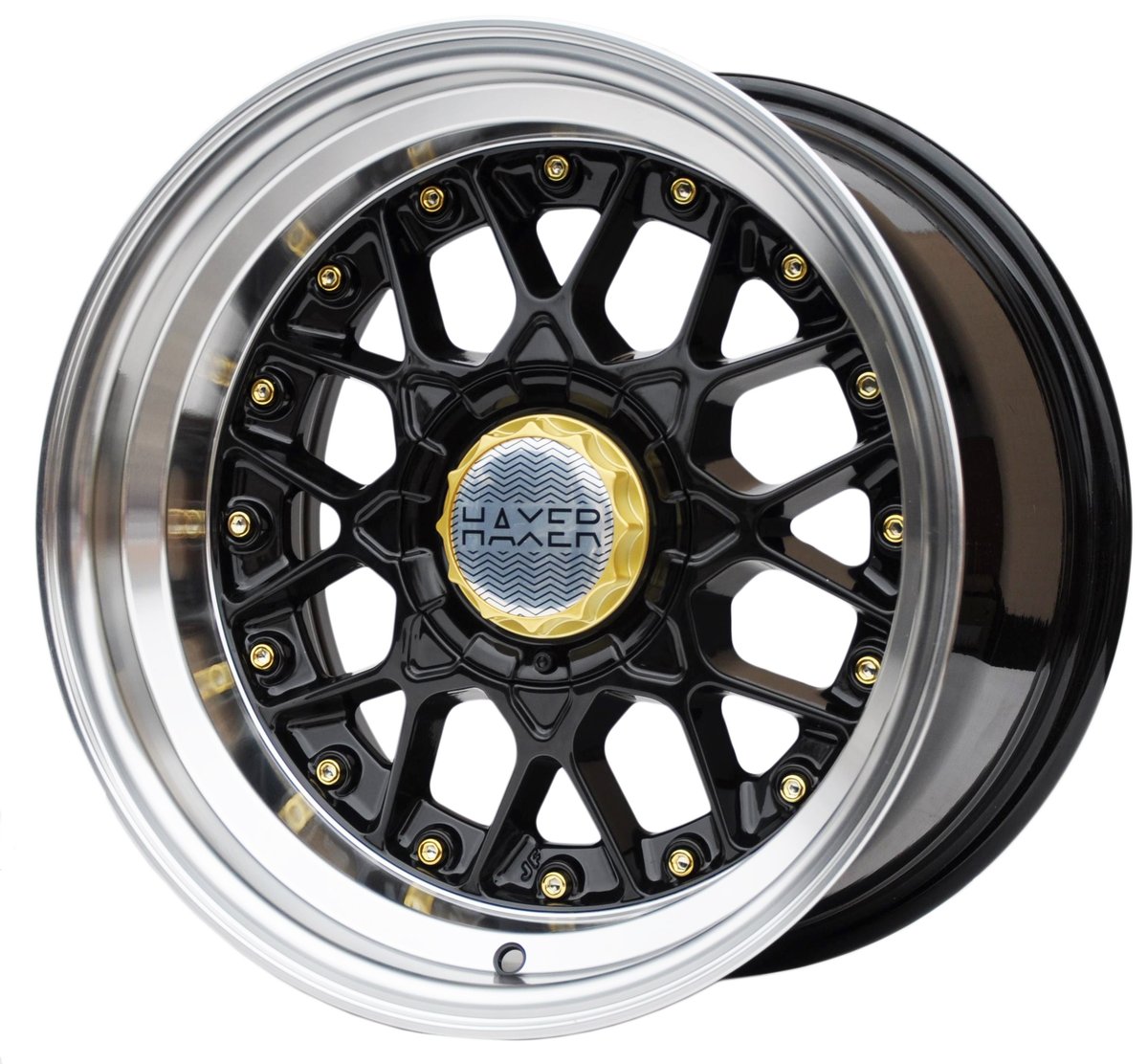 4 Felgi Aluminiowe hx025/8078 16x8 5x120 ET15 BL - czarne - Haxer ...