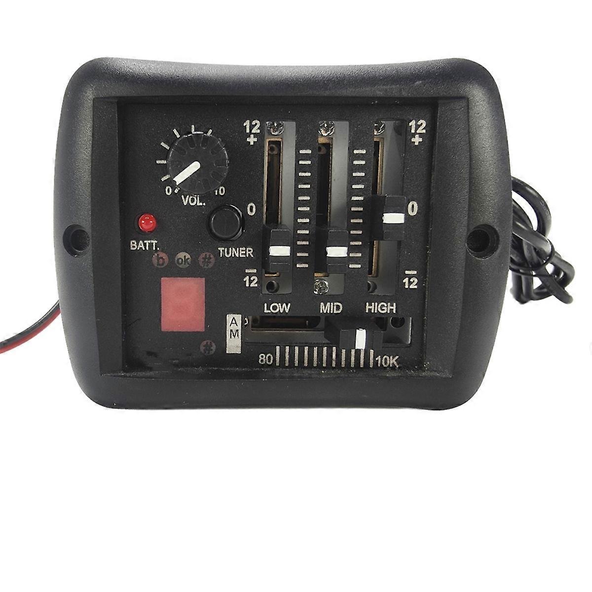 4-pasmowy korektor EQ, przedwzmacniacz do gitary akustycznej, przetwornik piezoelektryczny z ...