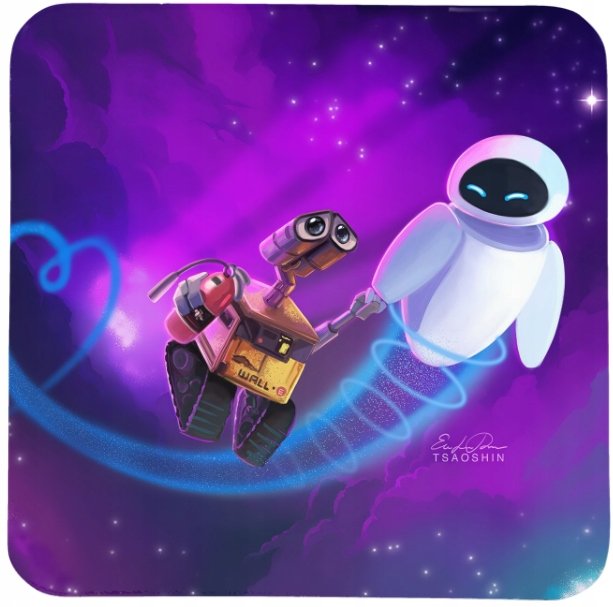 4 Podkładki pod Kubek WALL E + NAPIS - Inna marka | Sklep EMPIK.COM