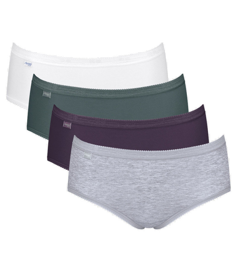 4 x Majtki damskie sloggi Basic+ Midi C4P-40 - Sloggi | Moda Sklep ...