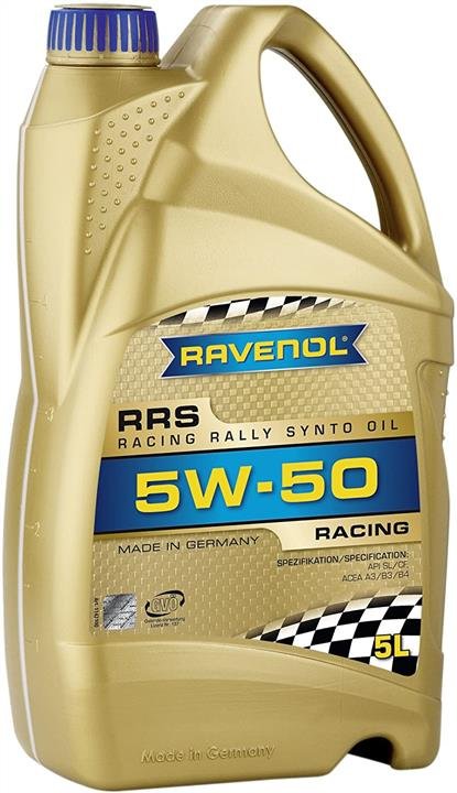 4014835726956 Olej silnikowy Ravenol Racing Rally Synto 5W-50, 5 l - Ravenol | Motoryzacja EMPIK
