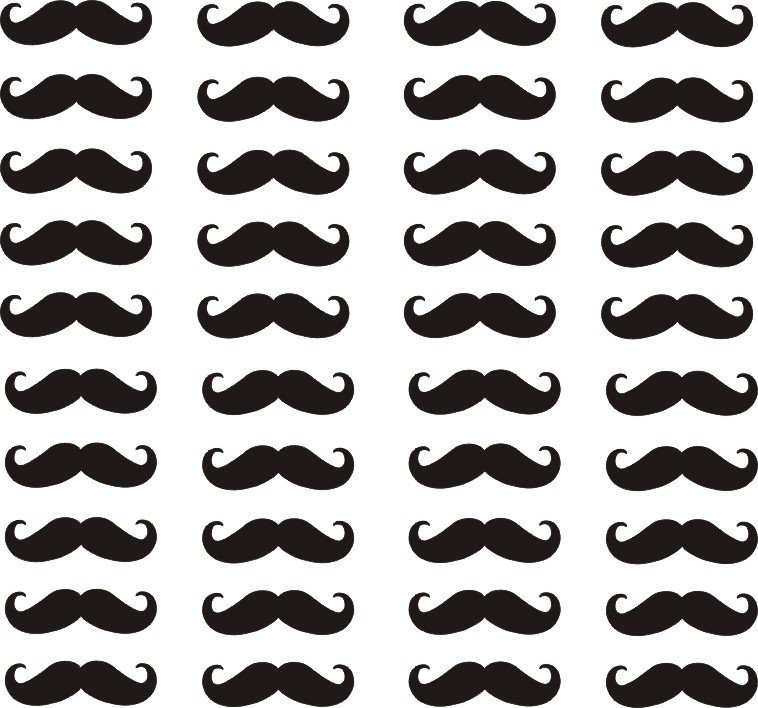 40szt Wąsy Mustache naklejki na rower, kask, hulajnoge - YESS-naklejki ...