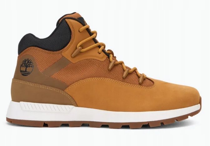 43 Buty męskie skórzane brązowe Timberland SPTK MID LACE SNEAKER ...