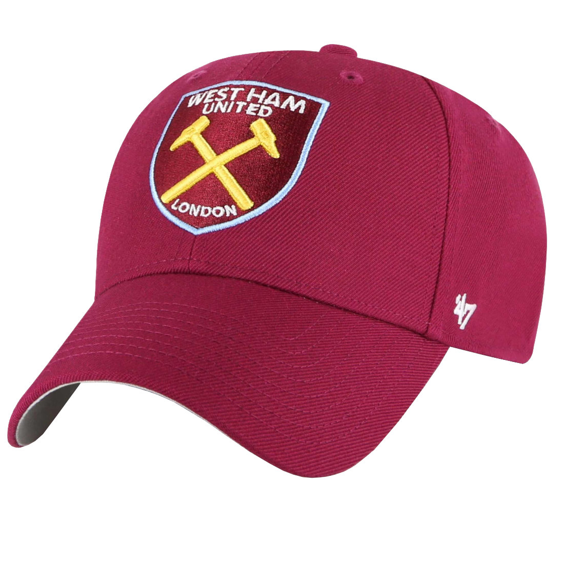 47 Brand EPL West Ham United FC EPL-MVP17WBV-CAA, męska czapka z ...