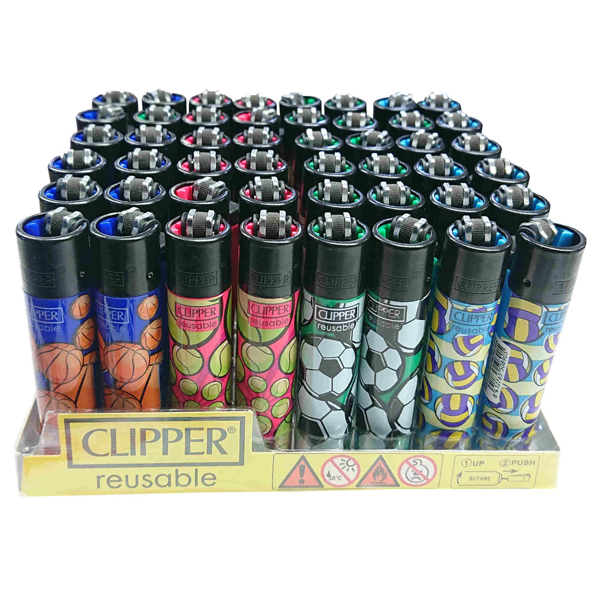 48 x Zapalniczka CLIPPER Active Details - Clipper | Sport Sklep EMPIK.COM
