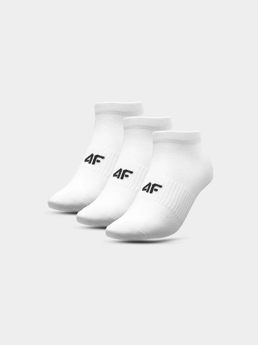 4F, Skarpetki casual przed kostkę (3pack) damskie, 4FSS23USOCF156-10S, Biały, Rozmiar 35-38 - 4F ...