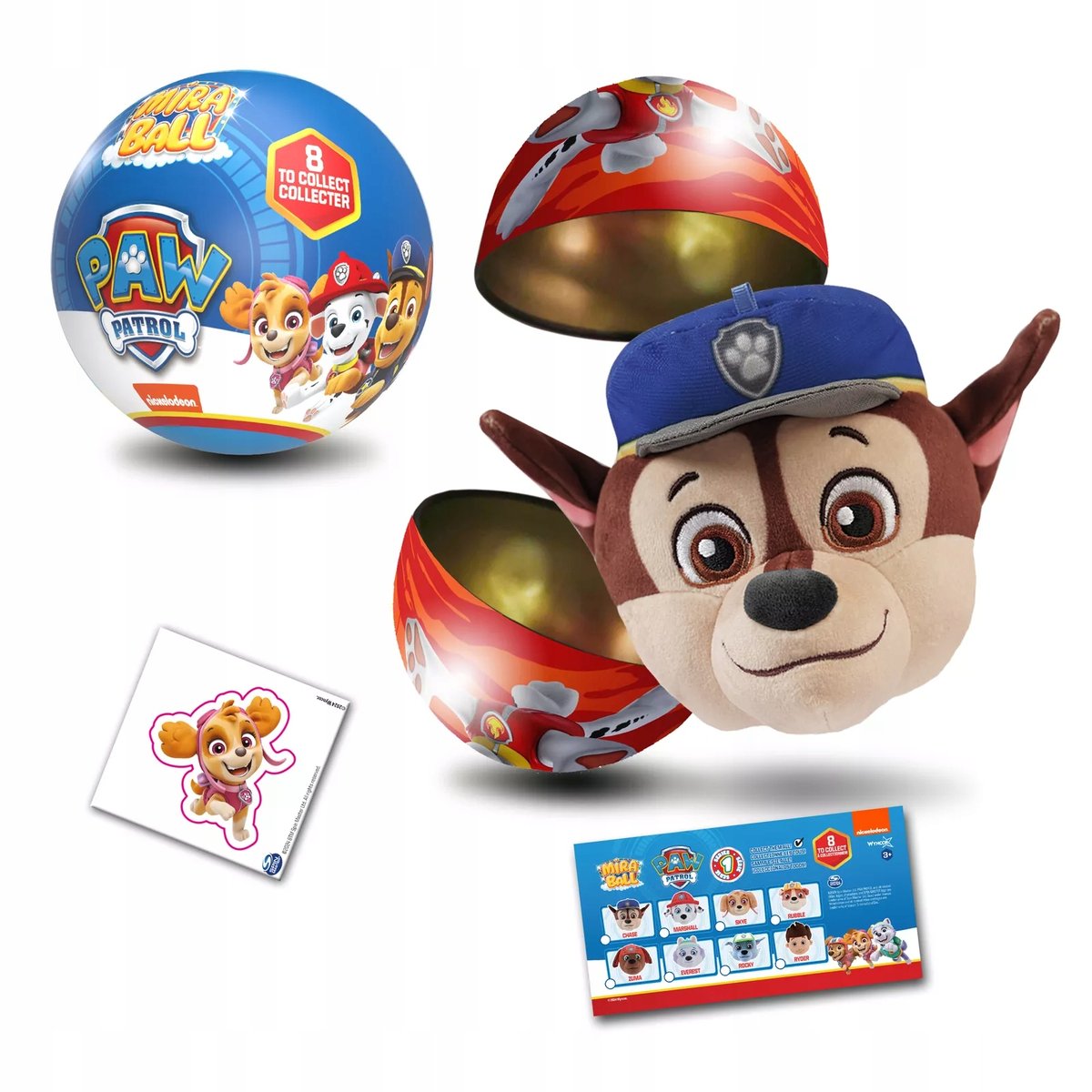 4KIDZ Kula niespodzianka MIRA BALL mały pluszak niespodzianka PSI ...