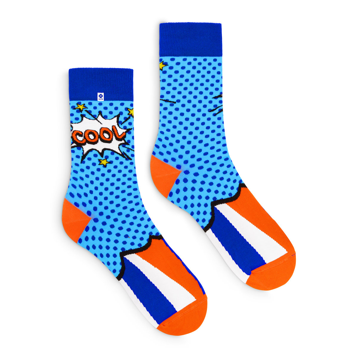 4LCK Kolorowe skarpetki z napisem Cool (43-46) - 4LCK | Moda Sklep ...