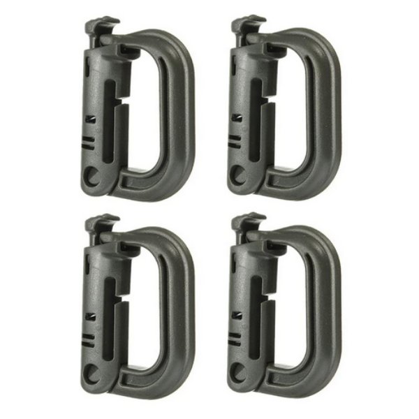 4X Karabińczyk Uchwyt Molle Grimlock D-Ring Taktyczny Zielony - Inna ...