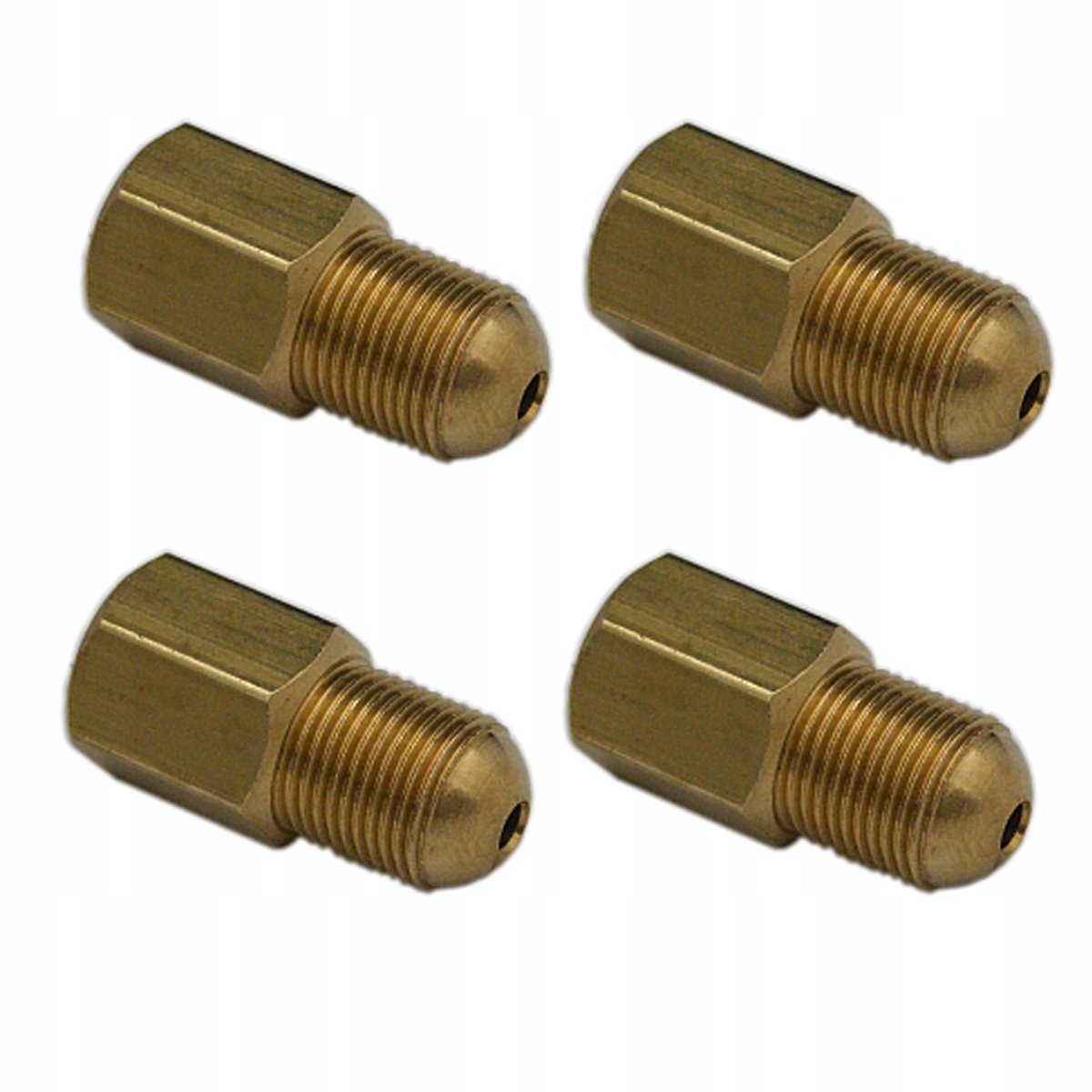 4X Łącznik Redukcyjny Przewodu Hamulcowego M12X1 Zew/M10X1 Wew, Sf, Łps ...