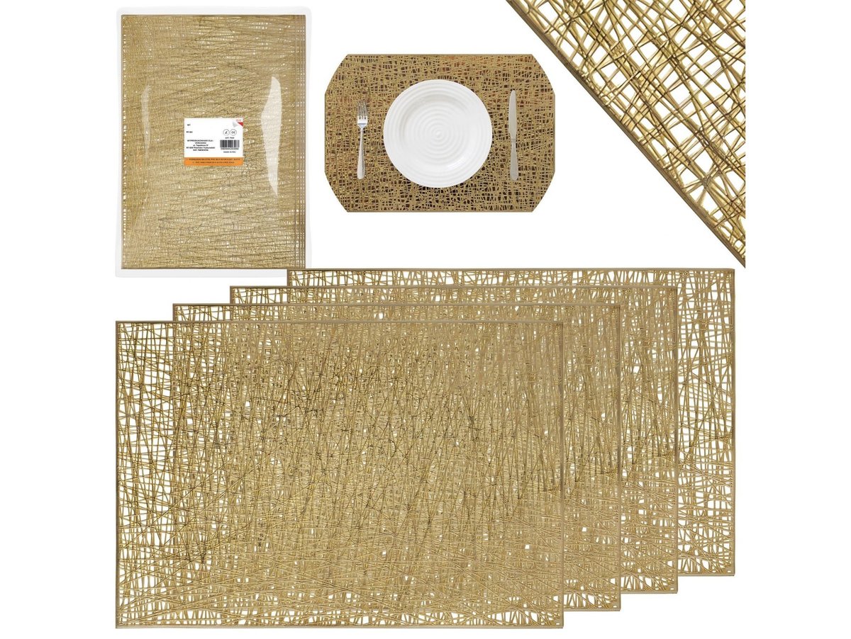 4X Podkładka Stołowa Dekoracyjna Mata Na Stół Podkładki Maty 4Szt ...