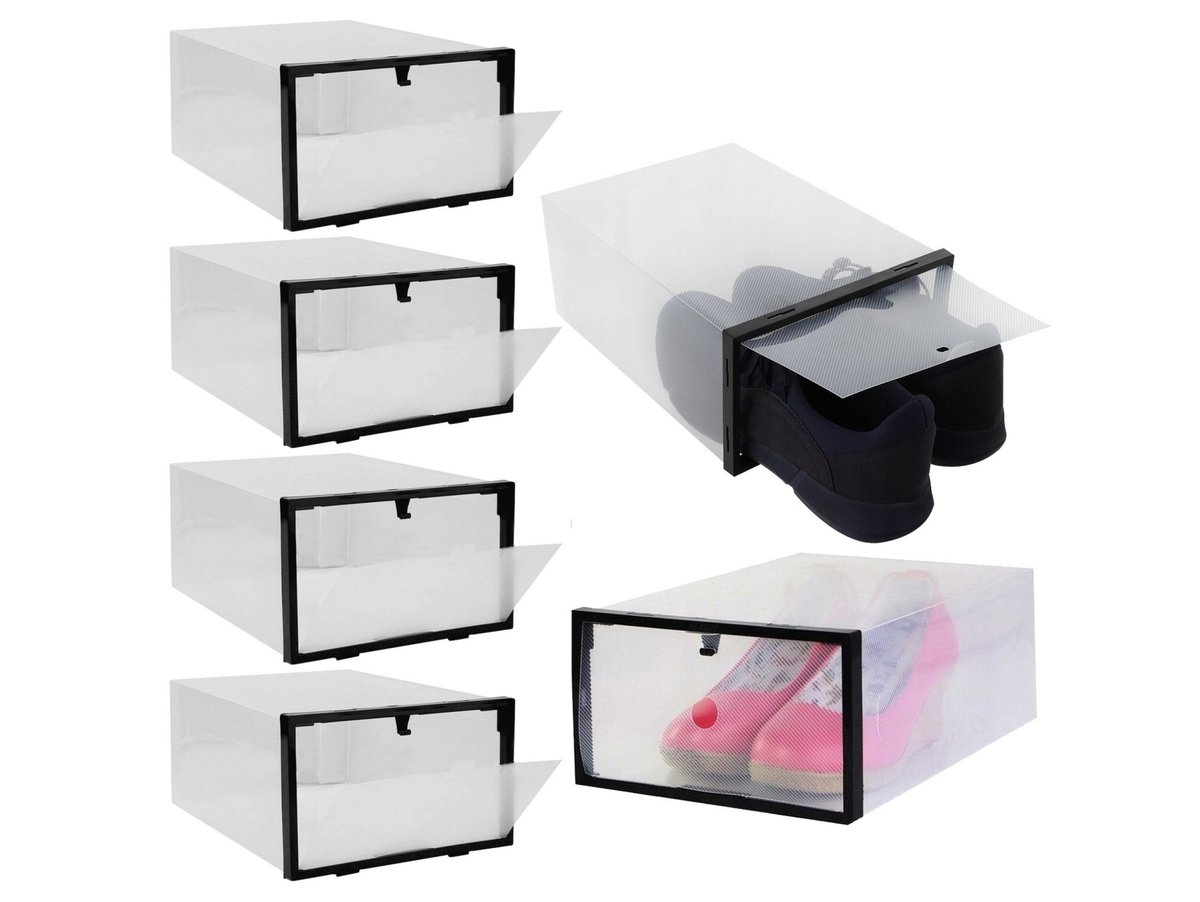 4X Pudełko Organizer Pojemnik Na Buty Obuwie Z Klapą - PrzydaSie.pl ...