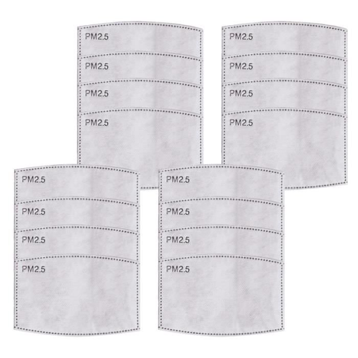 50 szt. Wkład filtra z węglem aktywnym PM2,5 5 warstw maski Filtr ochronny FONTANNA - Inny ...