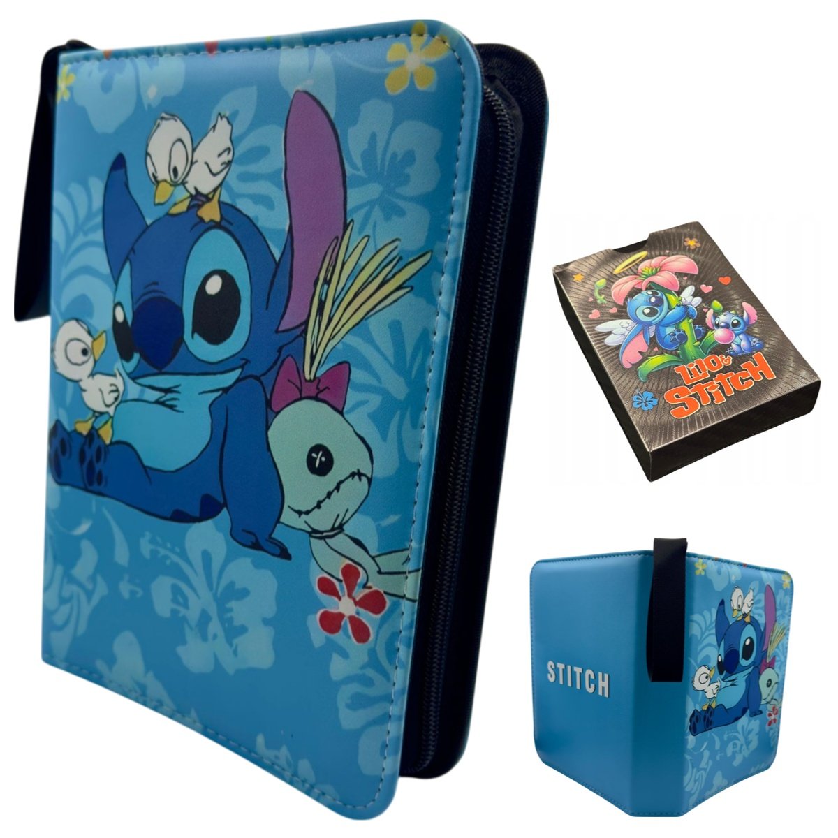 55 Czarnych Kart + Album Na 400 Kart Lilo I Stich Klaser Segregator ...