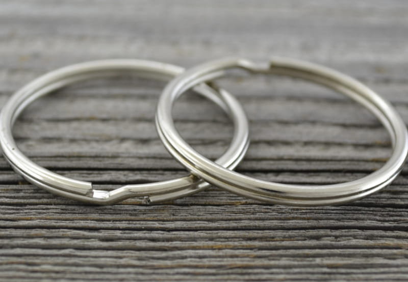 [57180] Baza breloka okrągła w kolorze srebra 2szt - Inna marka | Moda ...