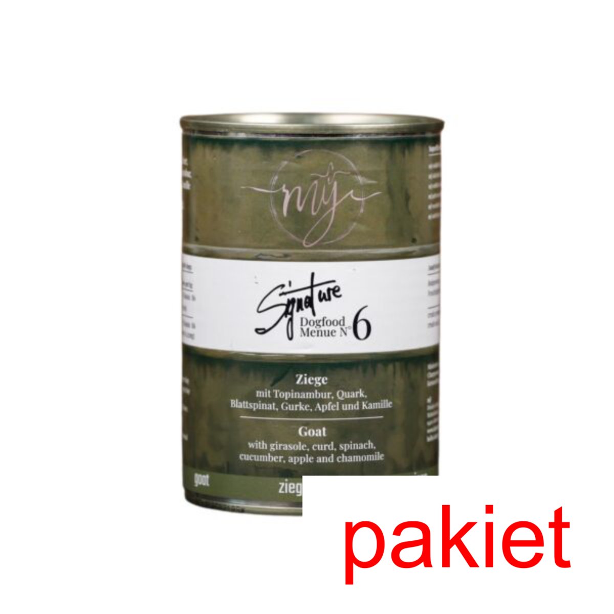 6 X Kozina 75% Z Topinamburem 410G Dla Psa | Alergia | Nietolerancja Pokarmowa | My Signature ...