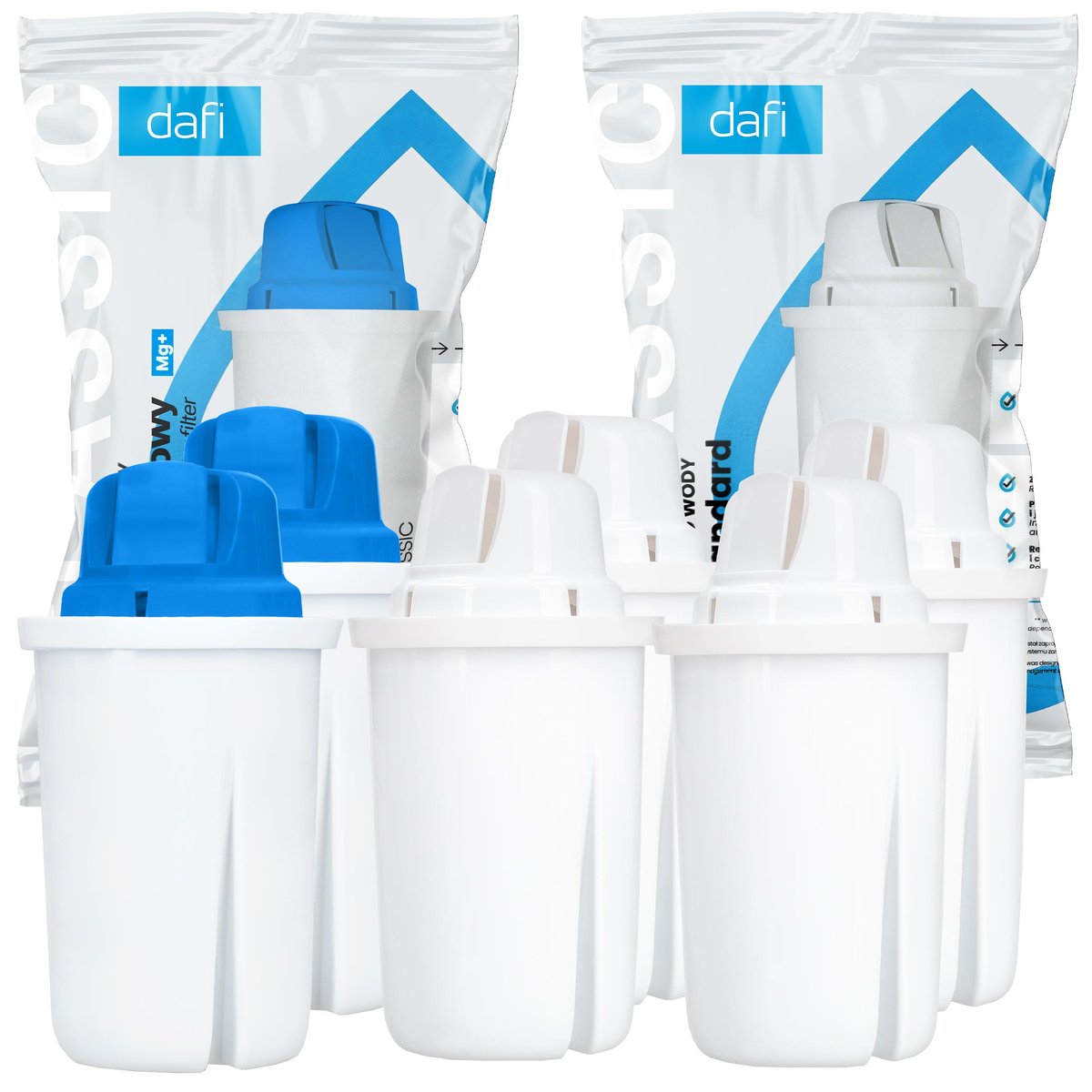 6 X Wkład Filtr Dafi Classic (4 Standard + 2 Mg+) - Dafi | Sklep EMPIK.COM