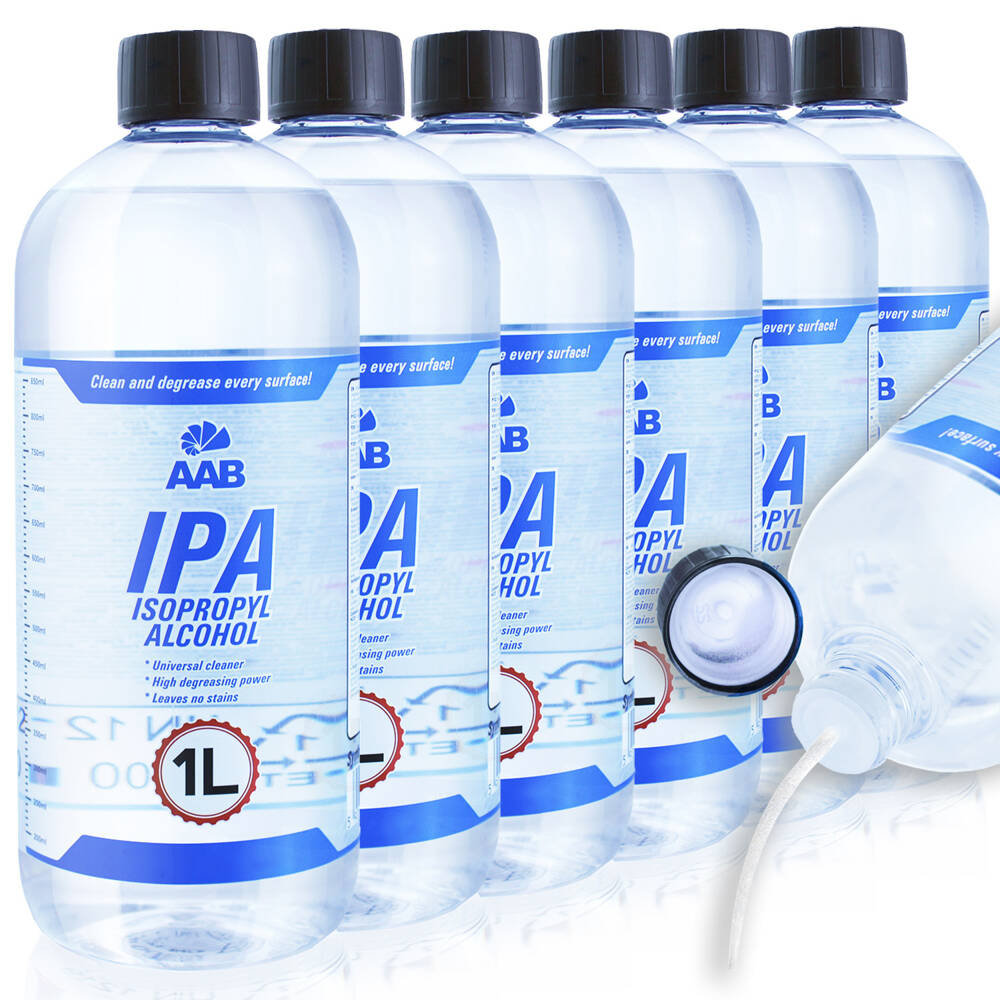 6x AABCOOLING Alkohol Izopropylowy IPA 1L - Preparat do Czyszczenia ...