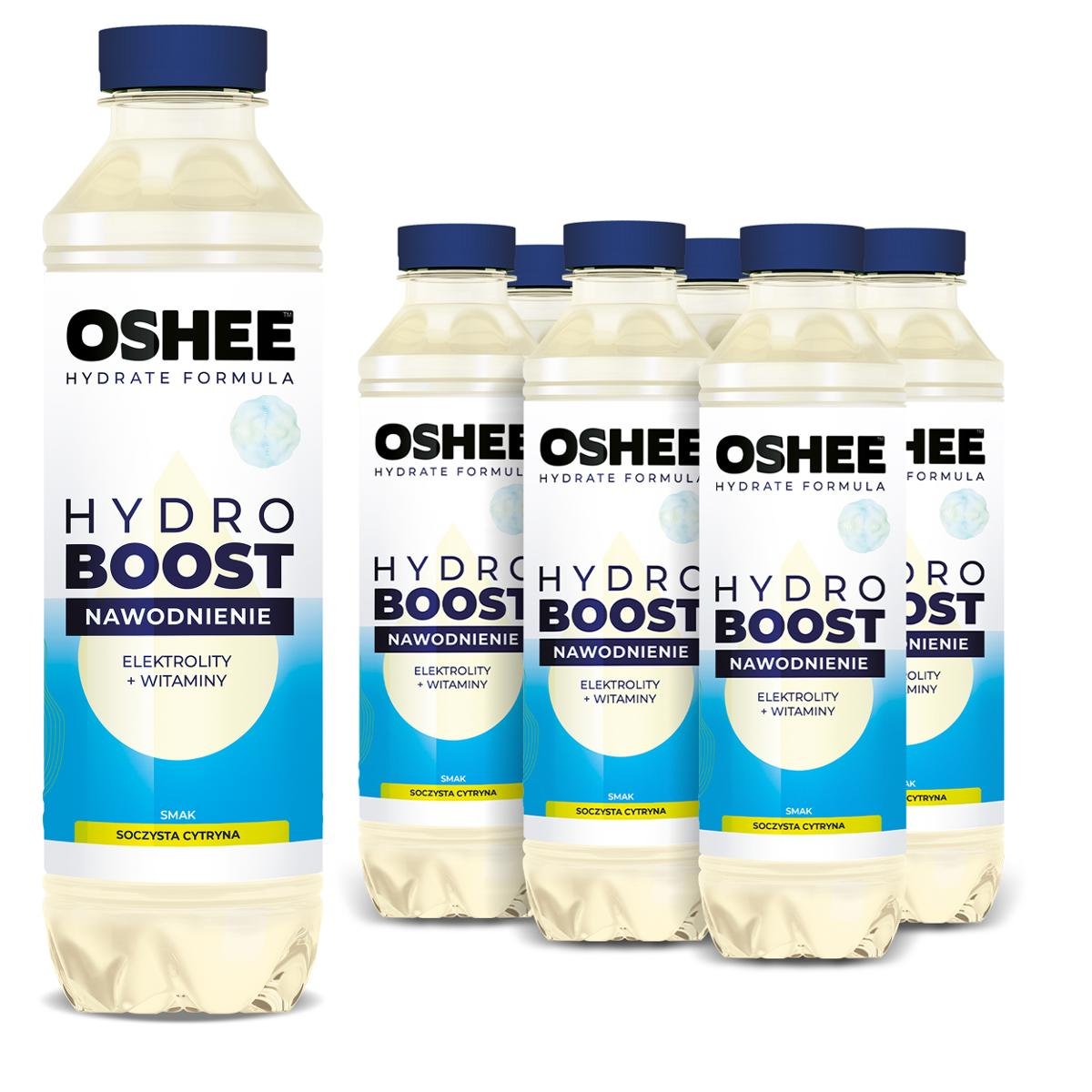 6x OSHEE HydroBoost Nawodnienie Soczysta Cytryna 555 ml - Inna marka ...