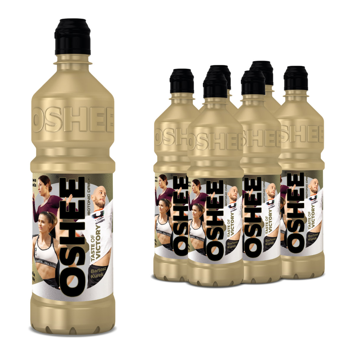6x OSHEE TEAM O Isotonic Drink Taste of Victory smak zwycięstwa 750 ml ...