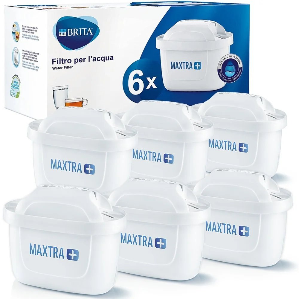 6x Wkład filtrujący filtr do wody Brita Maxtra+ do dzbanka - Brita ...