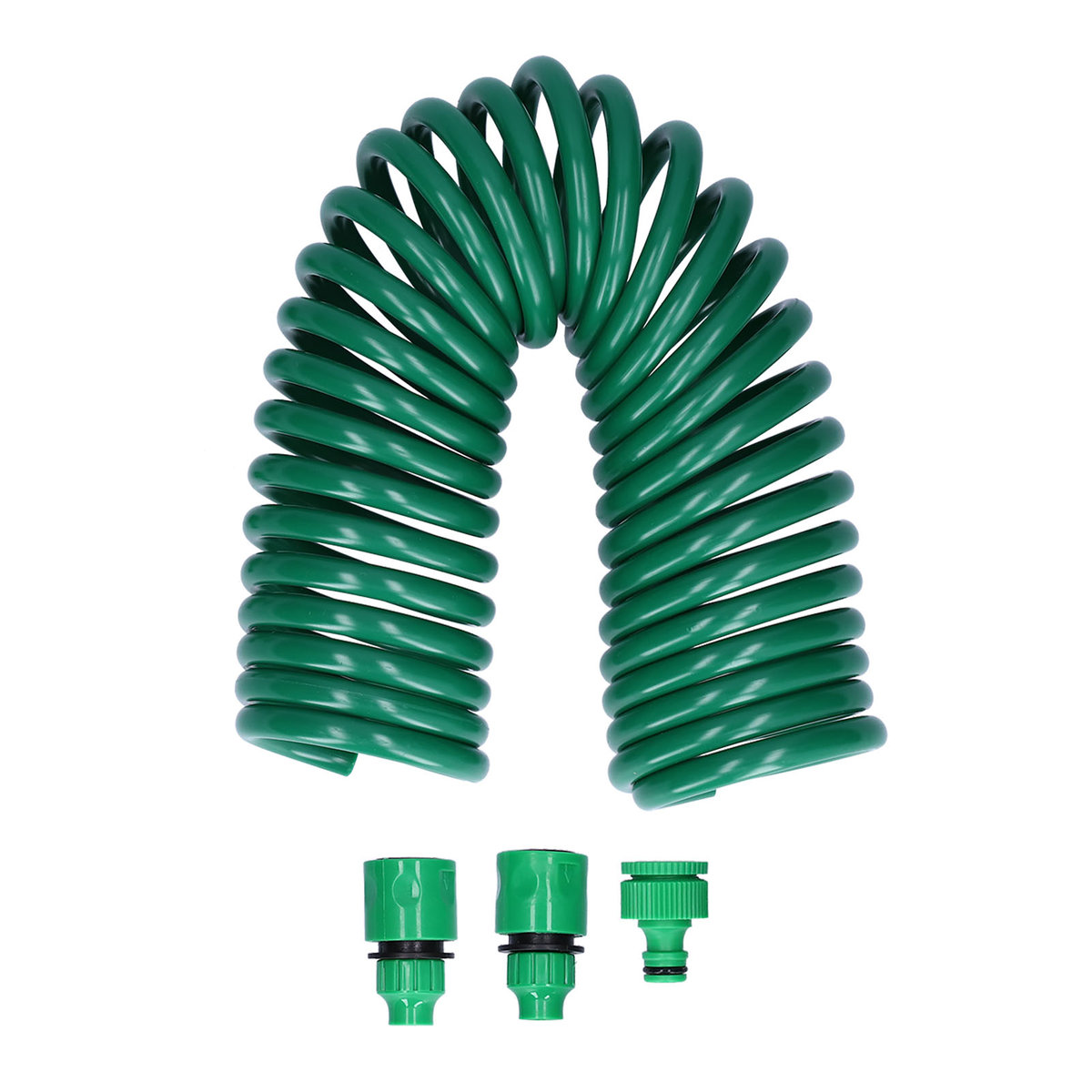 7.5M Retractable Coiled Water Hose with Sprayer Connector - Inna marka ...