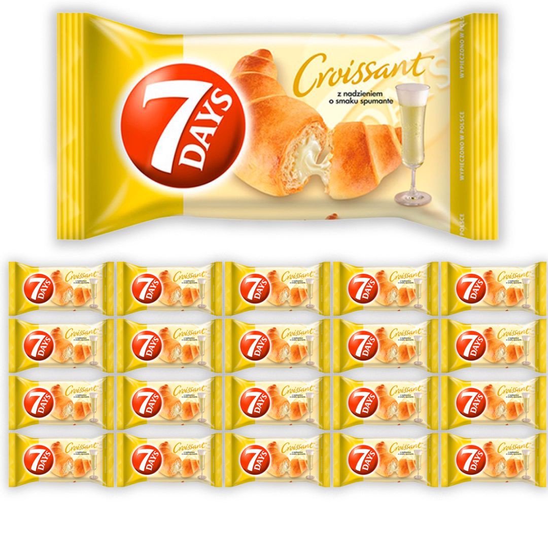 7 Days Croissant z nadzieniem o smaku spumante 60 g x 20 sztuk - 7Days | Sklep EMPIK.COM