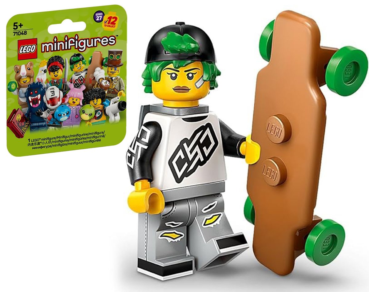 71048 - LEGO Minifigures - LONGBOARDZISTKA col27-7 / Seria 27 - LEGO | Sklep EMPIK.COM