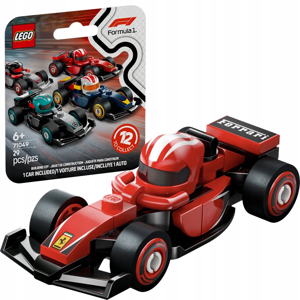 71049 - LEGO Minifigures - Bolid Formuła F1 Ferrari - LEGO | Sklep ...