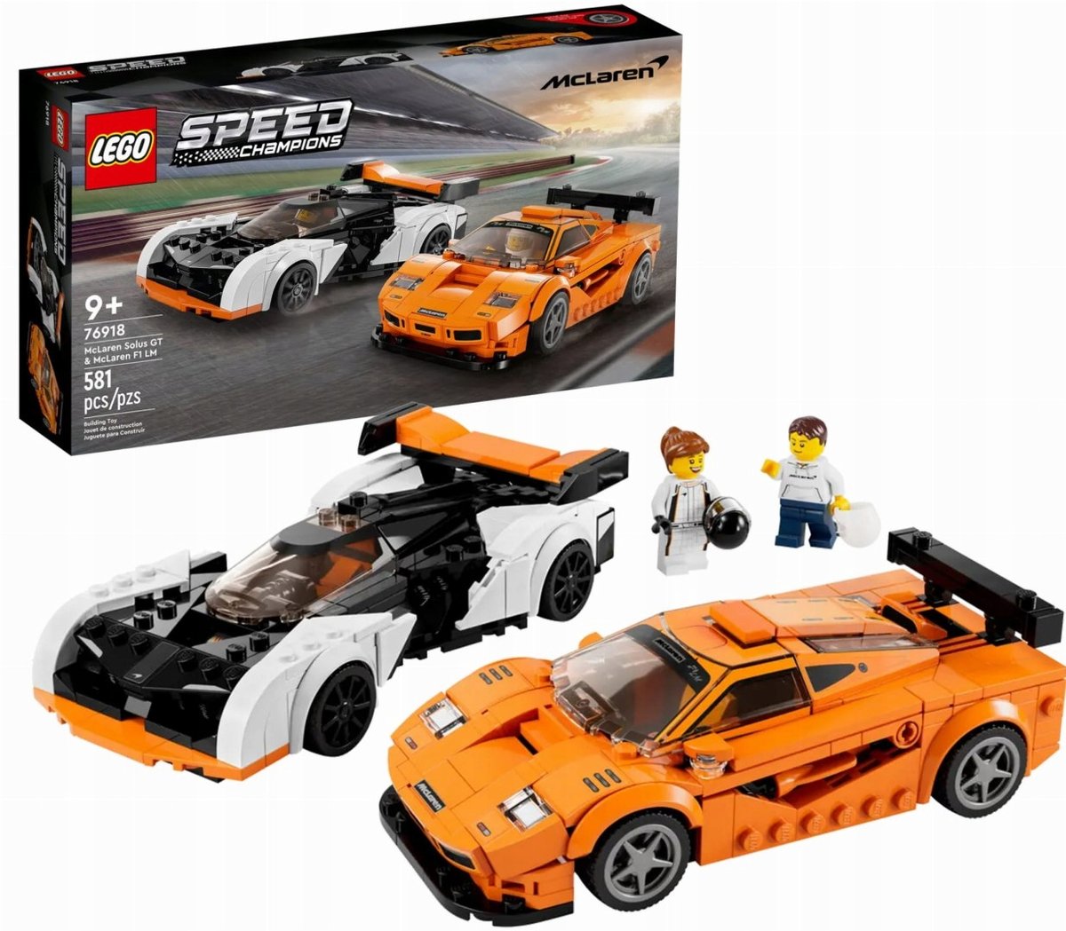 76918 - LEGO Speed Champions - McLaren Solus GT i McLaren F1 LM - LEGO ...