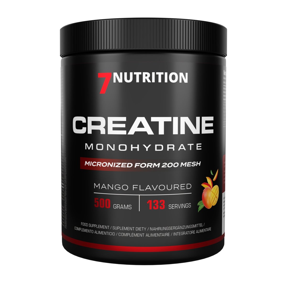 7NUTRITION CREATINE MONOHYDRATE 500G MANGO KREATYNA MONOHYDRAT MIĘŚNIE ...