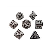 7x Kości do Dungeons & Dragons (DnD) - Białe/Czarne - Inny producent ...