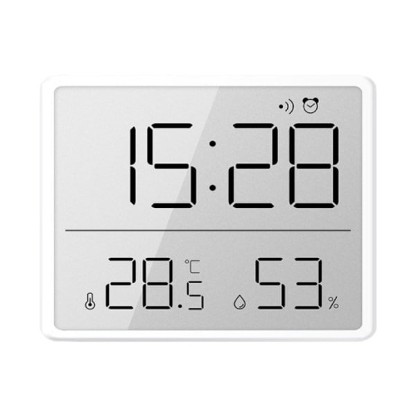 8218 Cienki i lekki magnetyczny zegar ścienny z wyświetlaczem LCD i ...