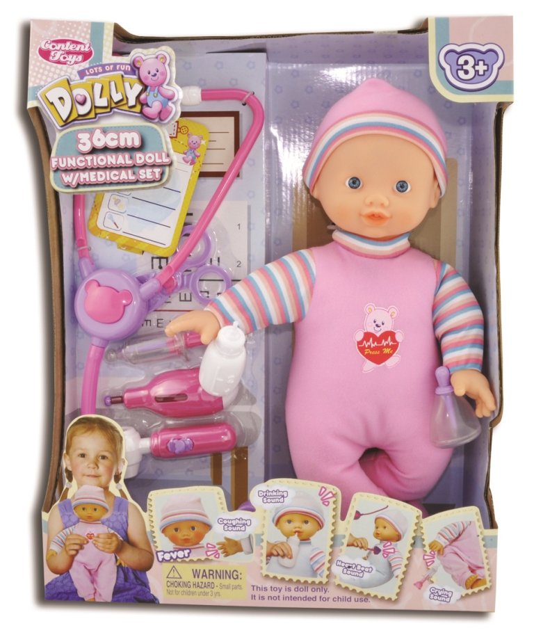 8602 Lalka 36Cm Doll With Doctor - Inna marka | Sklep EMPIK.COM