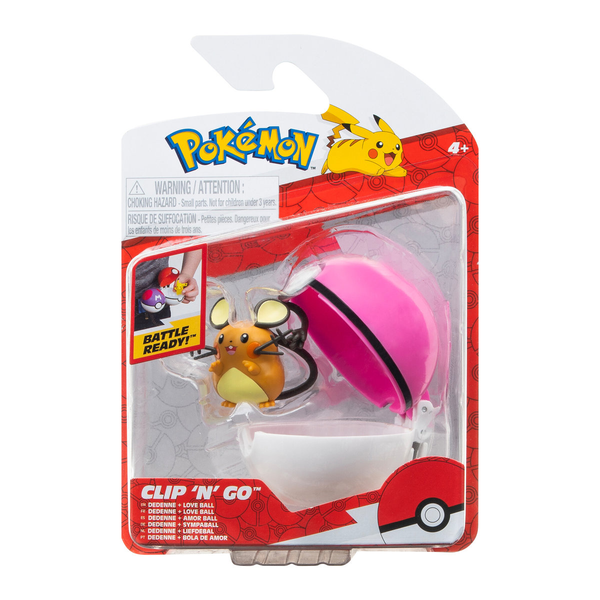 95057 JAS POKEMON Clip N Go W15 (Dedenne & Love Ball) W15 - JAS POKEMON ...