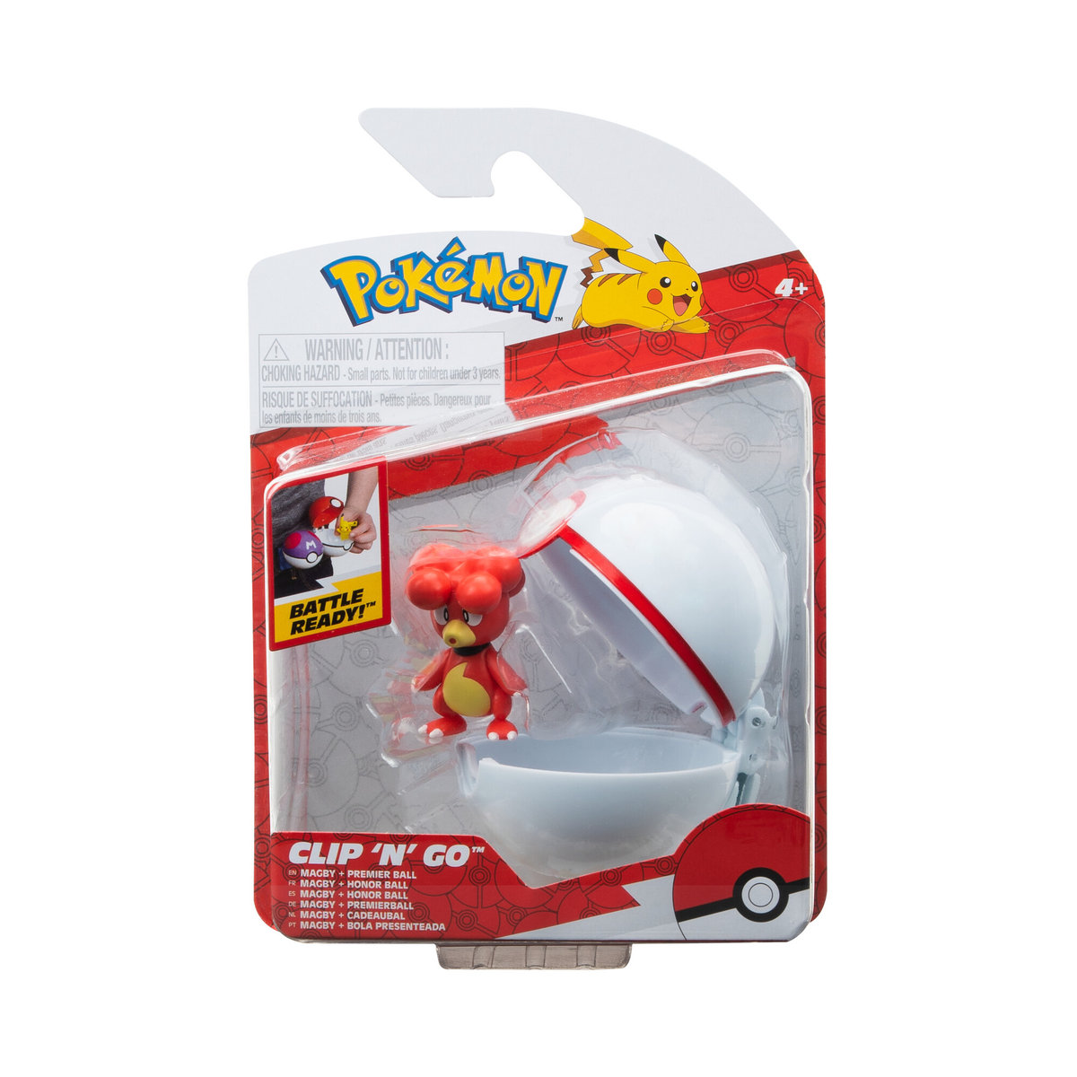 95057 JAS POKEMON Clip N Go W15 (Magby & Premier Ball) W15 - JAS POKEMON | Sklep EMPIK.COM