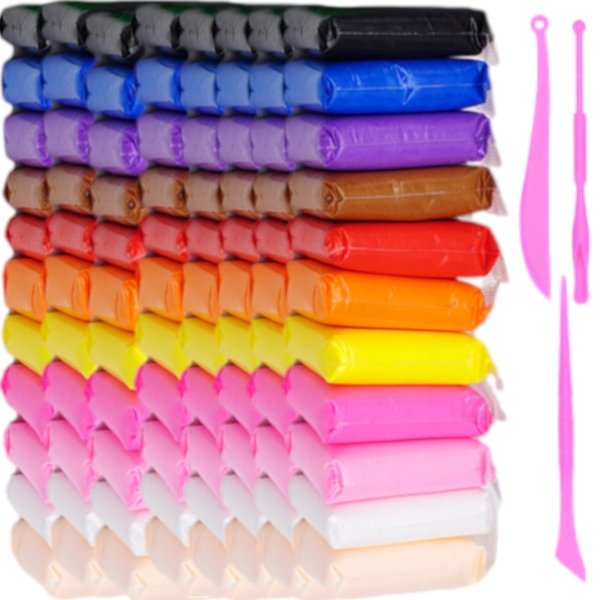 96 SZT CIASTOLINA PLASTELINA SENSO GLINA PIANKOWA PIANKOLINA GLINA ...