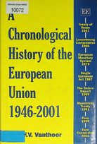 A Chronological History of the European Union 1946 2001 - Opracowanie ...