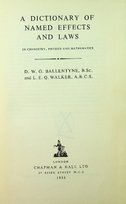 A dictionary of named effects and laws - W opisie | Książka w Empik
