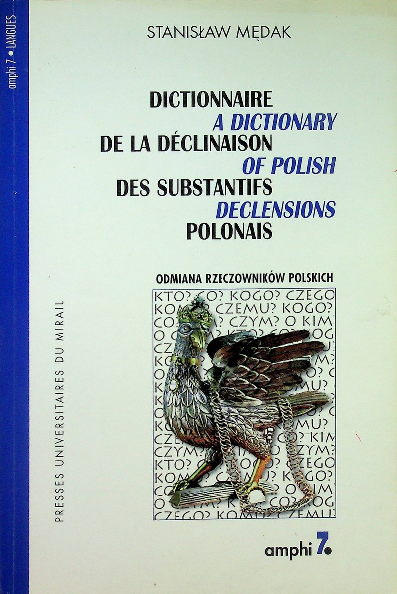 A dictionary of polish declesions - W opisie | Książka w Empik
