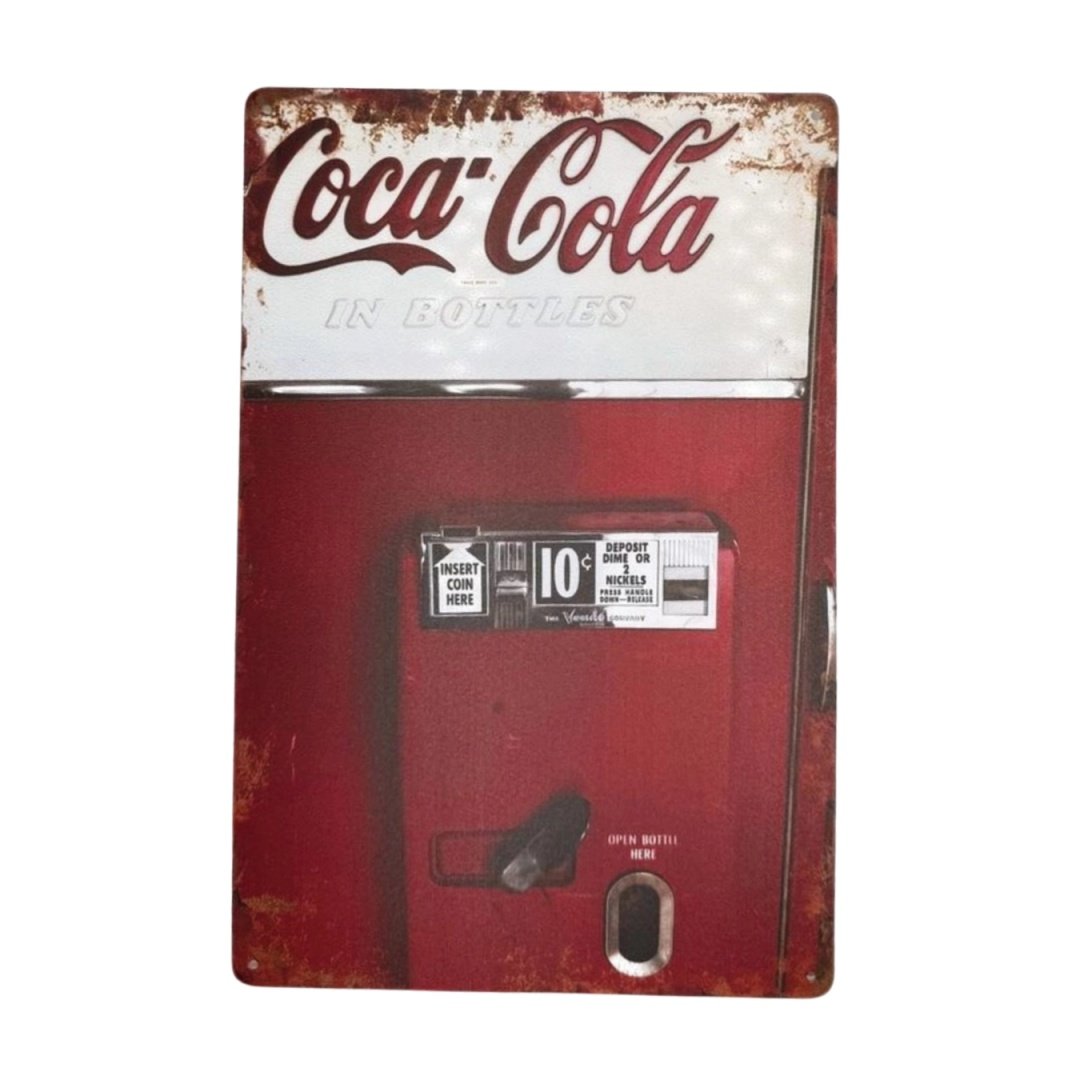 a Ozdobna Blacha Coca Cola Reklama 20x30 cm Retro Vintage - Inna marka ...