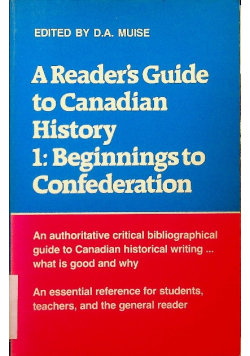 A Readers Guide to Canadian History - University of Toronto Press ...