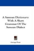 A Samoan Dictionary - Pratt George | Książka w Empik
