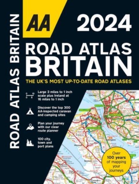 AA Road Atlas Britain 2024 - AA Publishing | Książka w Empik