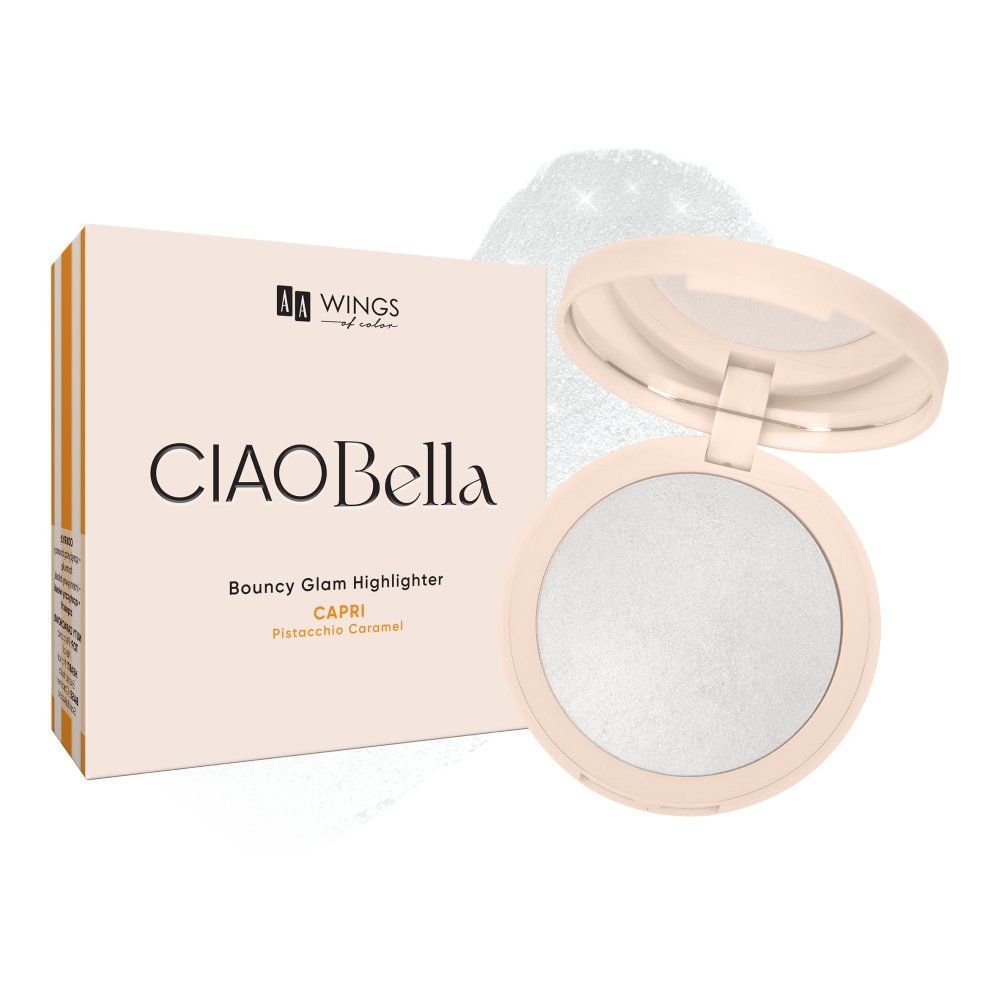 AA Wings Of Color Ciao Bella Bouncy Glam Highlighter 01 Ice Silver Glow ...