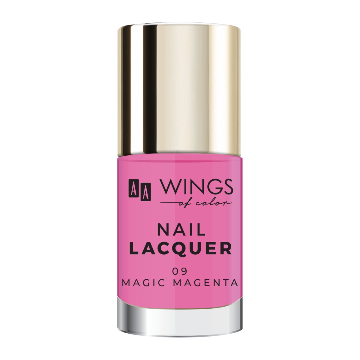 AA WINGS OF COLOR Nail Lacquer Lakier do paznokci 09 Magic Magenta 10 ml | Sklep EMPIK.COM