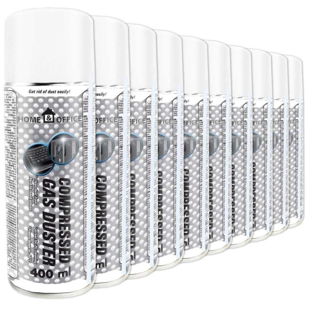 AABCOOLING 10x 400 ml Home&Office Compressed Gas Duster - Sprężone ...
