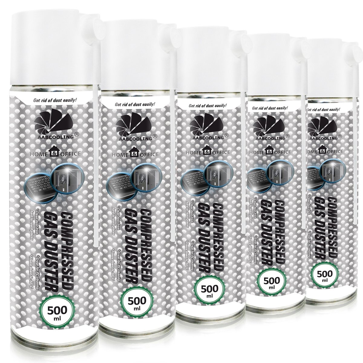 AABCOOLING 5 x 500 ml Home&Office Compressed Gas Duster - Powietrze ...